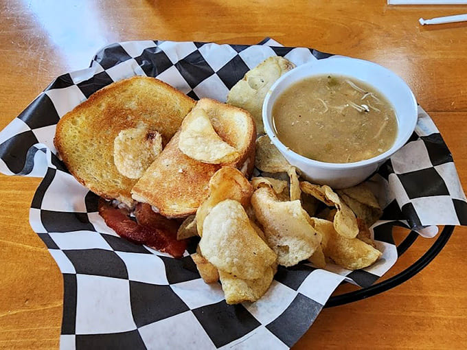 When your sandwich arrives with this much care and attention, you know you've found a place that respects the sacred lunch hour.
