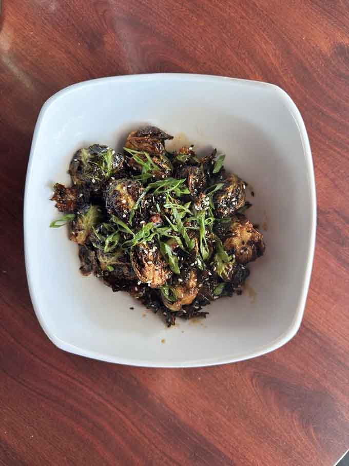 These Brussels sprouts might just convert even the most dedicated vegetable skeptics into believers with their caramelized perfection.