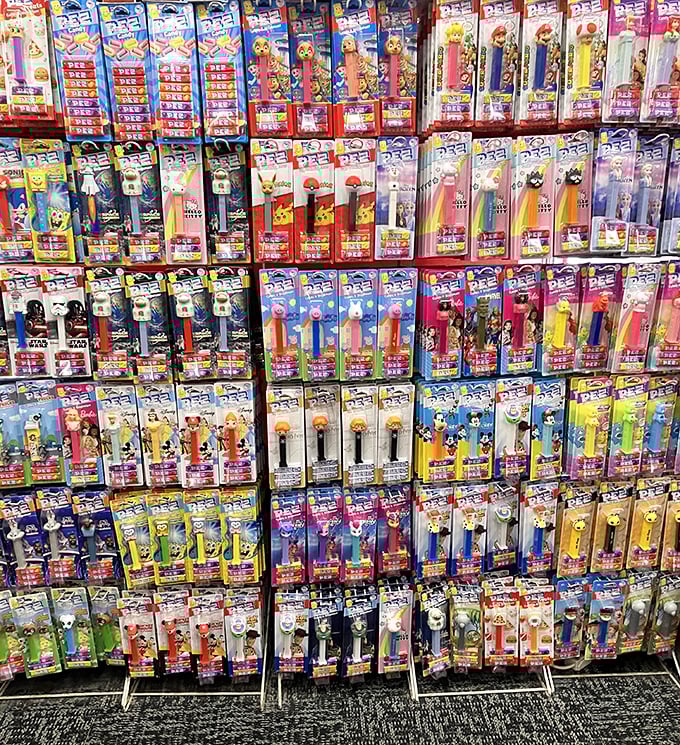 PEZ paradise! Where your favorite characters moonlight as tiny candy dispensers, proving superheroes really do come in all sizes.
