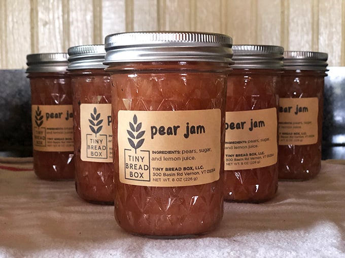Pear jam that captures autumn in a jar &ndash; chunky, amber-hued, and just waiting to elevate your morning toast from mundane to magnificent.