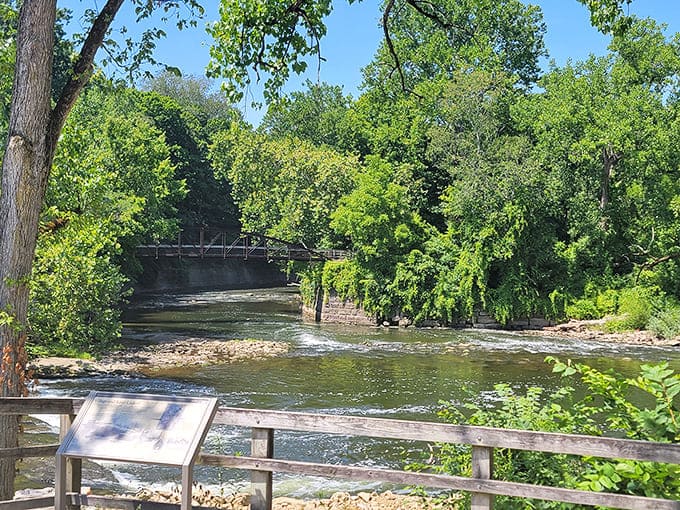 Historic Peninsula Depot: Once a bustling transportation hub, the restored train station now welcomes visitors to this charming village.