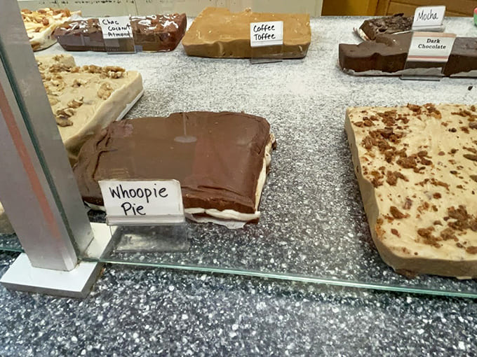More fudge varieties than a reasonable person should have to choose from, yet somehow you'll want to try them all anyway.
