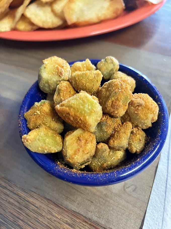 Fried okra done right: crispy exterior, tender interior, and addictive enough to convert even the skeptics at your table.