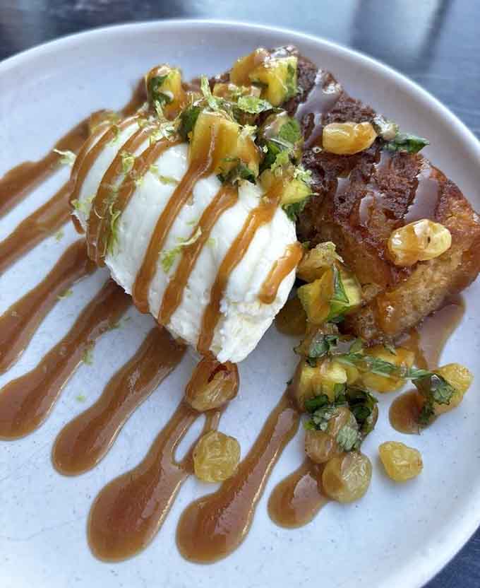 That mascarpone and caramel situation happening here is basically what angels eat when they're off duty.