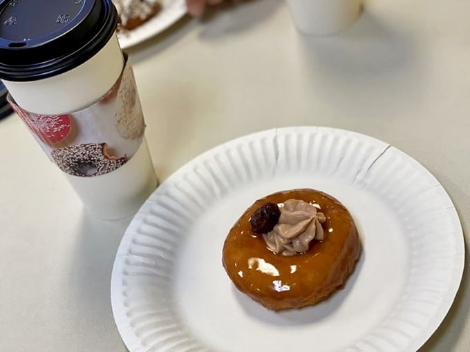 Meet the love child of a soda fountain and a bakery. This root beer float in donut form is the stuff of childhood dreams and adult guilty pleasures.