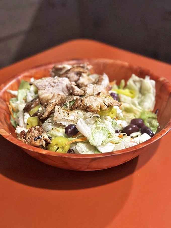 A refreshing chicken salad that somehow exists in the same universe as the Thurmanator&mdash;the culinary equivalent of finding a haiku in an epic novel.