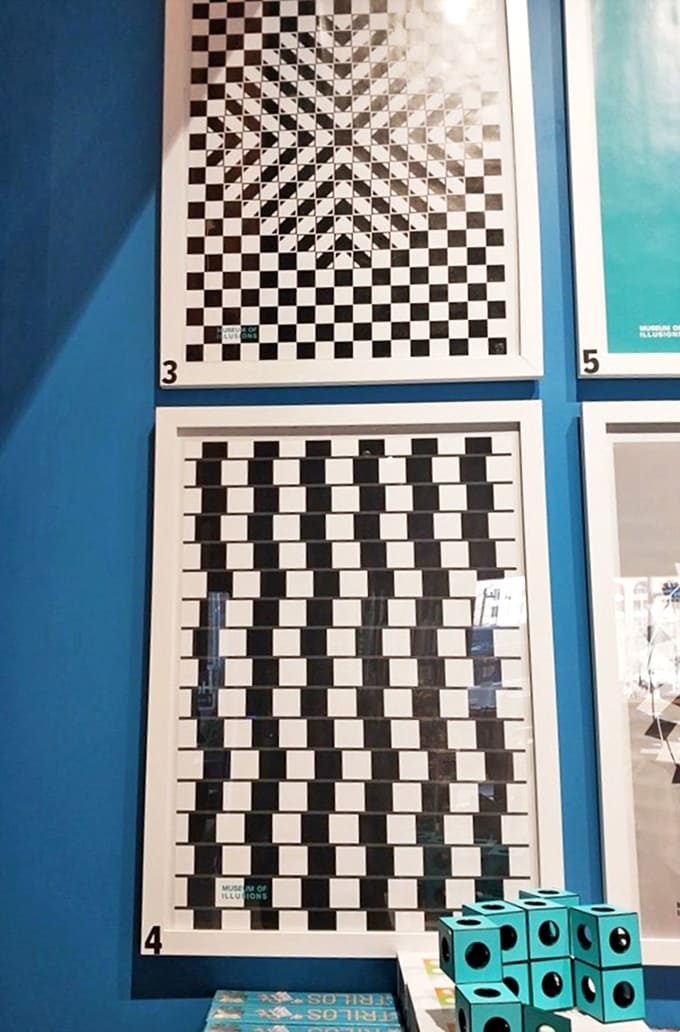These checkerboard patterns play tricks on your eyes, creating movement and depth where none exists. Your brain will beg for mercy!