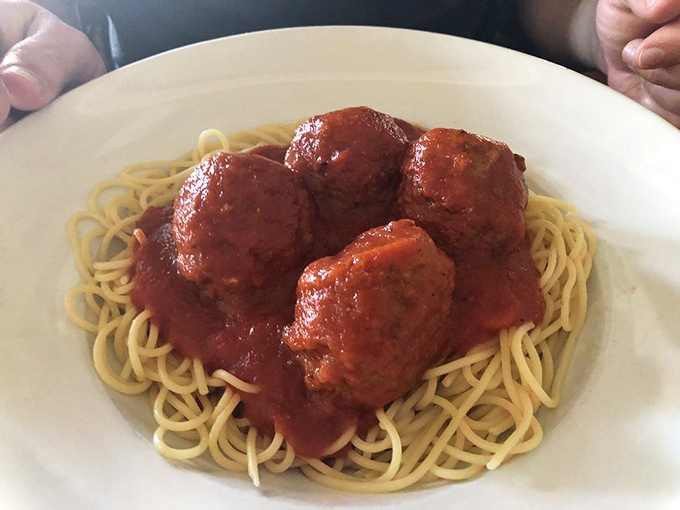 Spaghetti Abbondanza &ndash; where each twirl of pasta delivers a perfect balance of sauce and satisfaction to your eager fork.