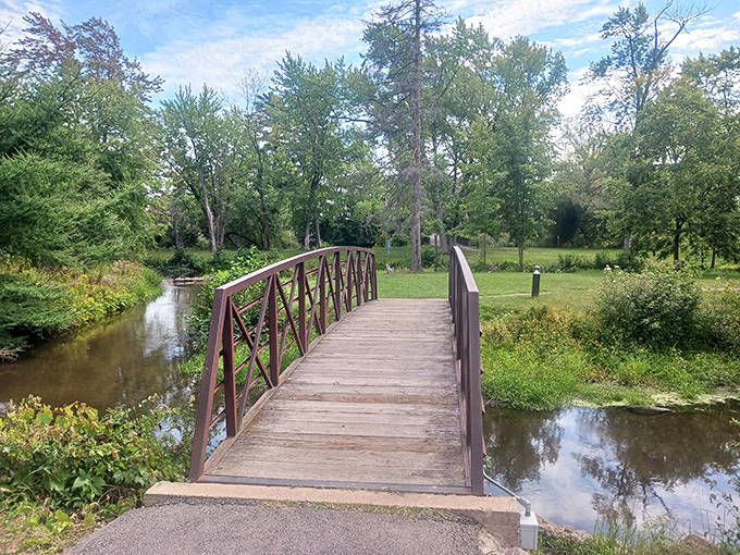 Stange's Park provides that perfect slice of tranquility &ndash; a wooden footbridge crossing gentle waters where problems seem to dissolve mid-span.