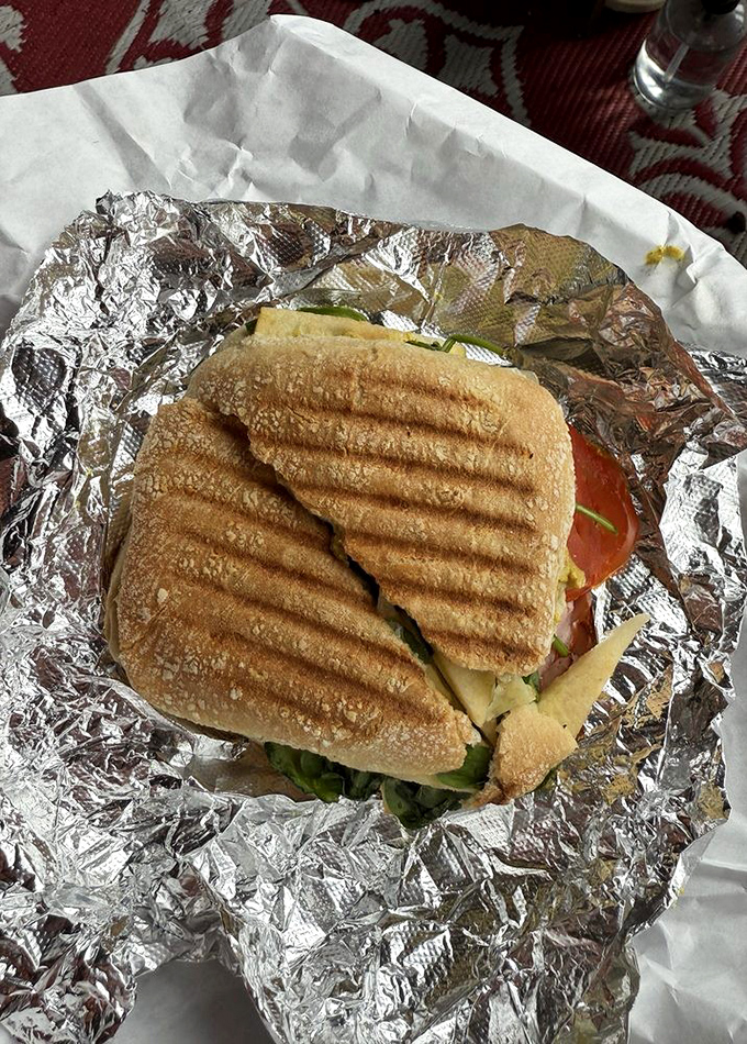 This isn't just lunch; it's Vermont between bread &ndash; the Vermonter panini combines local flavors in one perfectly pressed package.