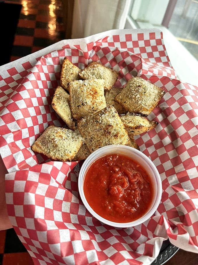 Crispy on the outside, savory on the inside &ndash; these golden-brown pockets of joy make the perfect shareable starter (if you're feeling generous).