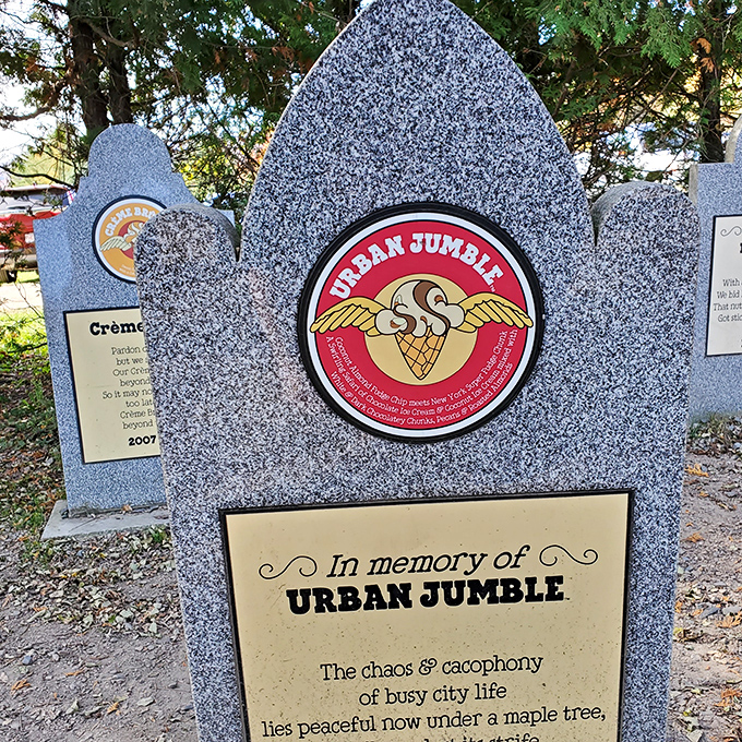 Urban Jumble's chaotic city life now rests peacefully under a maple tree&mdash;a poetic end for a flavor that couldn't handle the hustle.