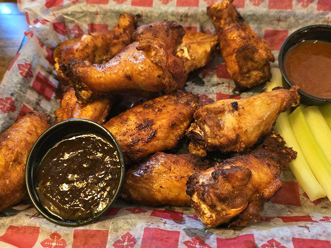 Wings so good, they'll make you forget about cheese curds! These crispy, saucy delights are like a flavor explosion in poultry form.