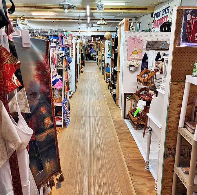 Long, wooden-floored aisles create a sense of anticipation &ndash; what treasures might be waiting just around the next corner?