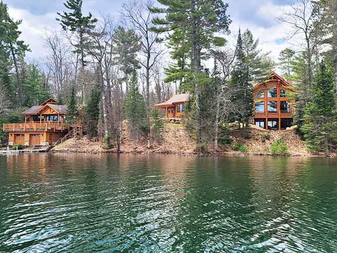Rustic luxury meets wilderness wonder in these lakeside cabins, where morning coffee comes with million-dollar views.