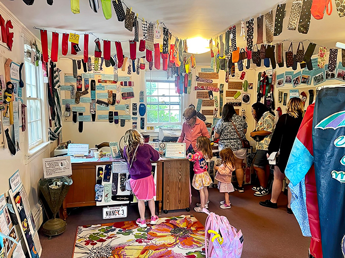 The museum transforms skeptical tourists into enthusiastic converts as they explore the world's most comprehensive collection of umbrella sleeves.