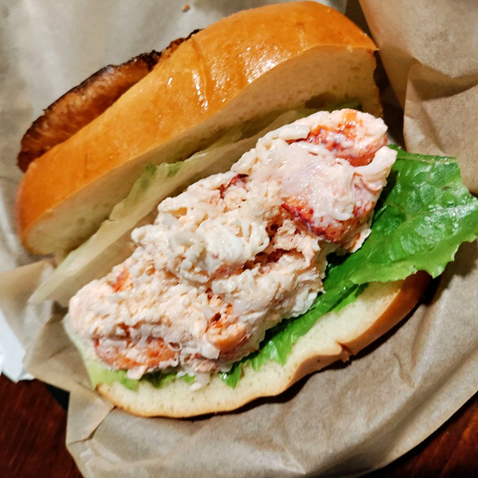 Lobster roll, take two! This beauty is so photogenic, it could have its own Instagram account.