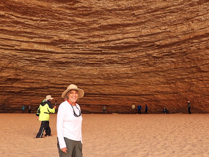 That smile says it all! Nothing compares to discovering your own tiny place in this magnificent natural cathedral carved by patient waters.