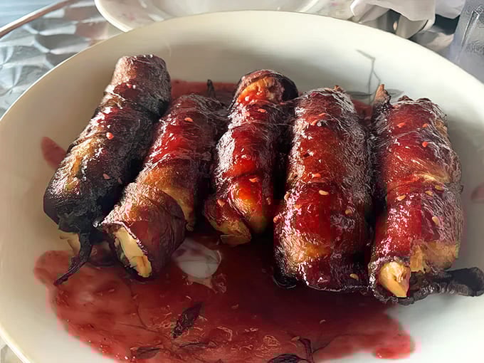 Smoked shotgun shells: Bacon-wrapped delights that deliver explosive flavor in every bite &ndash; these appetizers should come with a warning label for addictiveness.