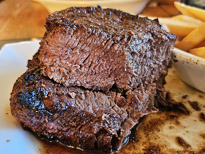 This tenderloin cut could make a vegetarian question their life choices, with perfect edge-to-edge cooking and mouthwatering caramelization.