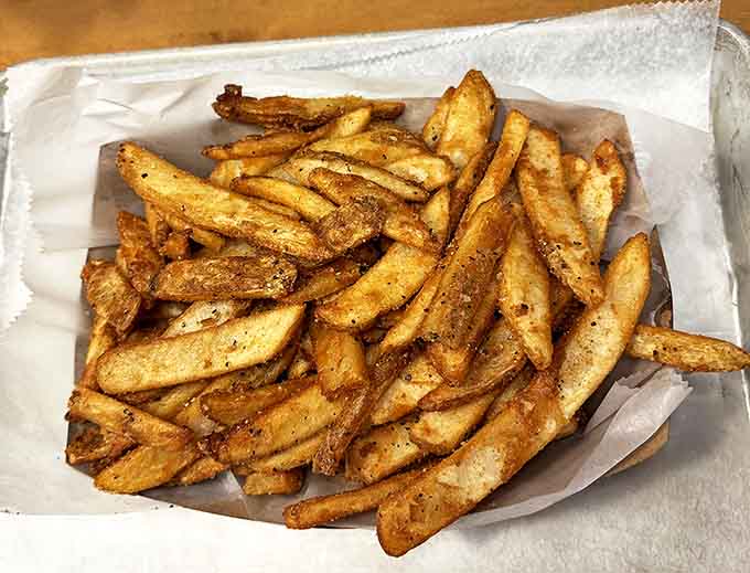 These aren't ordinary fries &ndash; these hand-cut potatoes were clearly given a pep talk before being transformed into golden sticks of perfectly seasoned deliciousness.