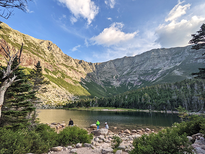 A scenic view of Katahdin&rsquo;s grandeur reminds visitors that sometimes, feeling small is the best way to appreciate what&rsquo;s truly immense.