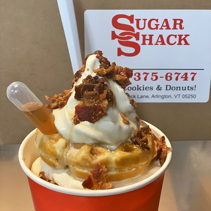 The breakfast of champions meets dessert royalty. Is it wrong that I want to dive in face-first?