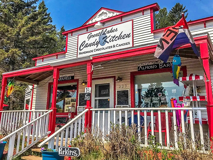 A candy shop so quaint, it looks like it was built by elves. Where local charm meets superior sweets.