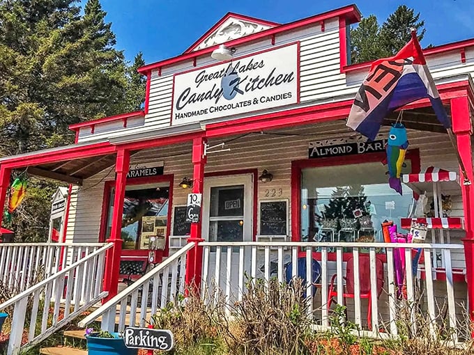 A candy shop so quaint, it looks like it was built by elves. Where local charm meets superior sweets.