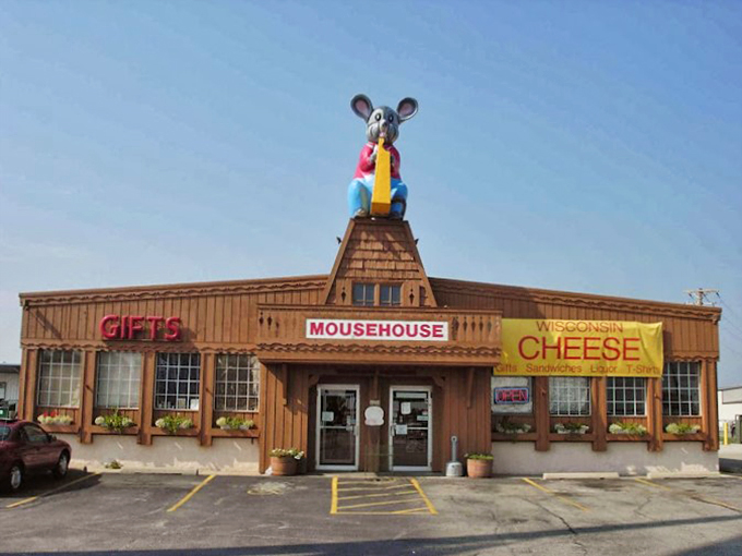 Say cheese! This mousetrap-topped wonderland is a dairy lover's paradise. It's where cheese dreams come true, one wedge at a time.