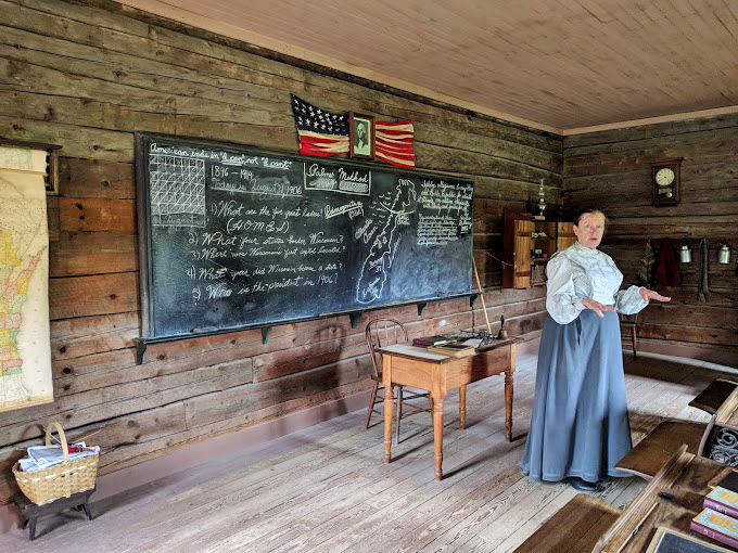 History class, but make it fun! This quaint schoolroom is giving major "Little House on the Prairie" vibes.