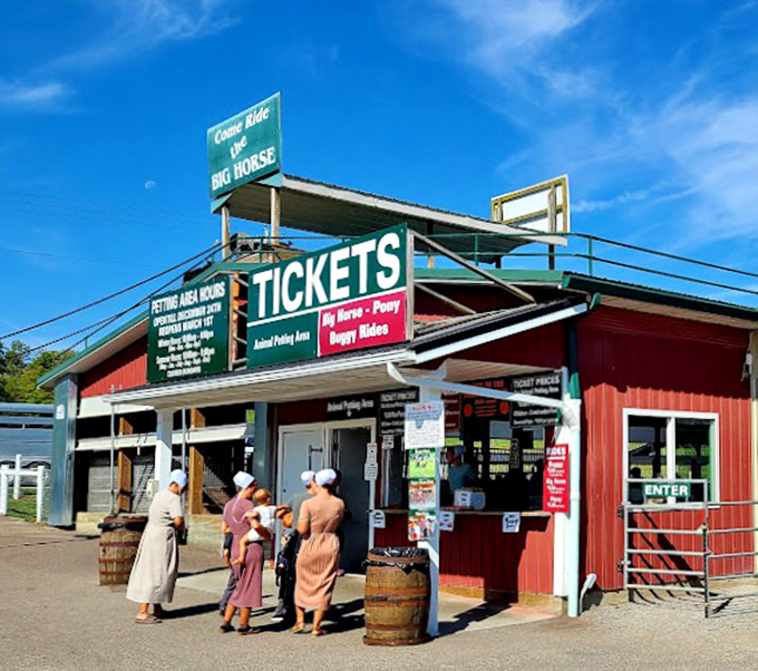 Hold onto your taste buds, folks! Hershberger's Farm & Bakery in Millersburg is like Disneyland for pie lovers. Where else can you pet a goat, watch Amish bakers work their magic, and indulge in more types of pie than you knew existed? It's not just a farm&mdash;it's a full-on pie adventure!