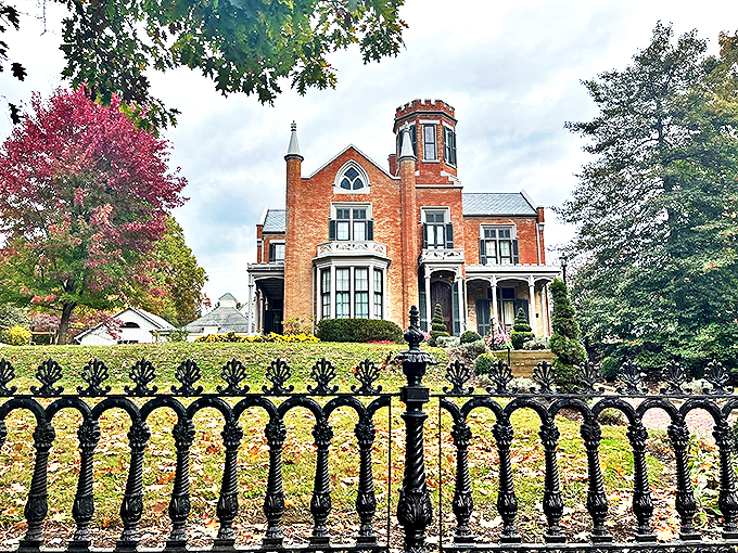 Forget about those stuffy European castles! The Castle in Marietta brings old-world charm to the banks of the Ohio River. This Gothic Revival mansion is so picturesque, you half expect a Disney princess to come waltzing out the front door. Just watch out for any sleeping dragons!