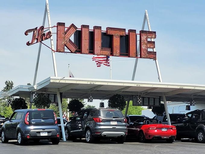 Rev up your appetite! This 1950s-style drive-in serves up nostalgia faster than you can say "Happy Days."