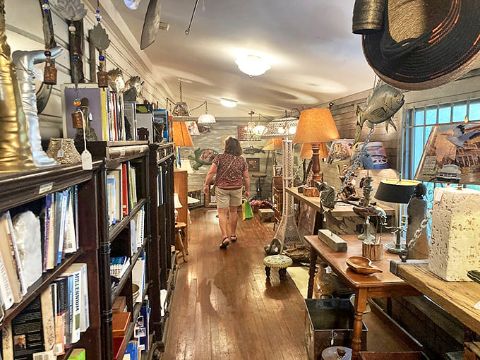 Narrow pathways force delightful browsing intimacy, where every turn reveals another century's worth of collected curiosities waiting to be discovered.