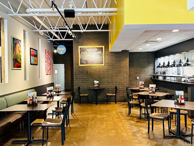 Where comfort meets style. Warm lighting and eclectic decor set the stage for memorable meals and lively conversations.