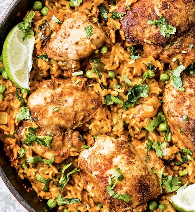 7. arroz con pollo