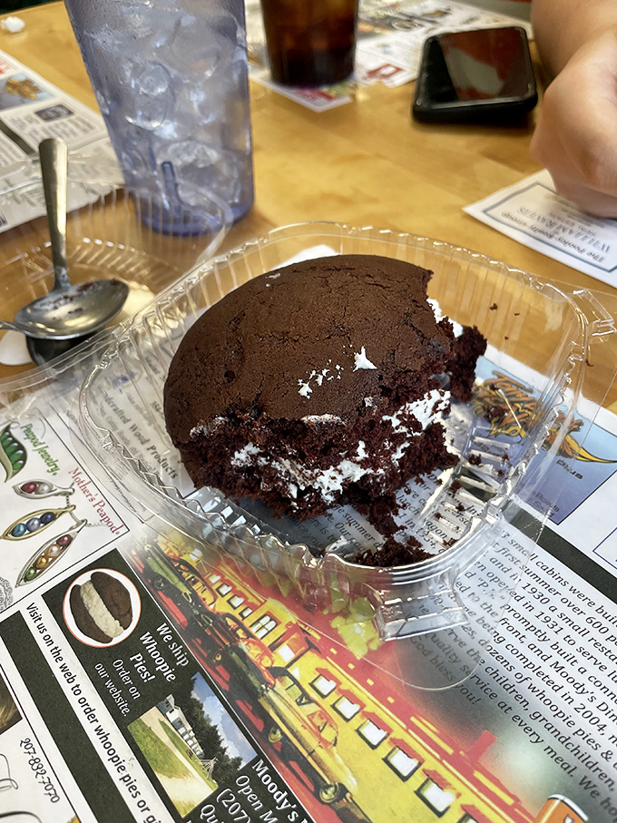 A slice of pie heaven: Homemade desserts that grandmother would approve of, displayed with no-nonsense Maine practicality.
