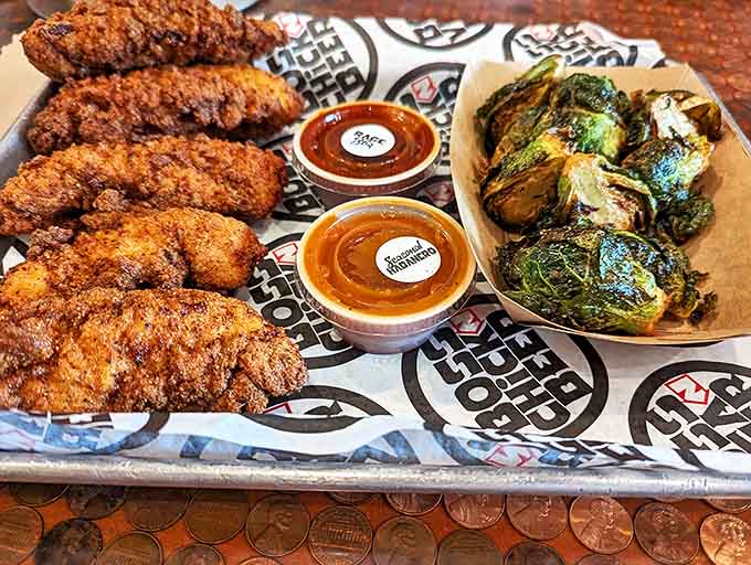Golden-brown perfection with a crunch you can practically hear through the photo, these hand-breaded beauties put frozen tenders to absolute shame.