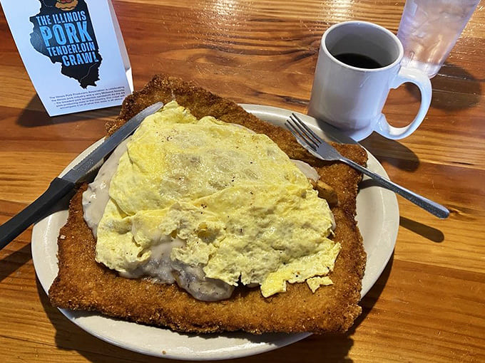 Breakfast meets dinner in this morning masterpiece &ndash; tenderloin crowned with fluffy scrambled eggs for the ultimate protein power-up.