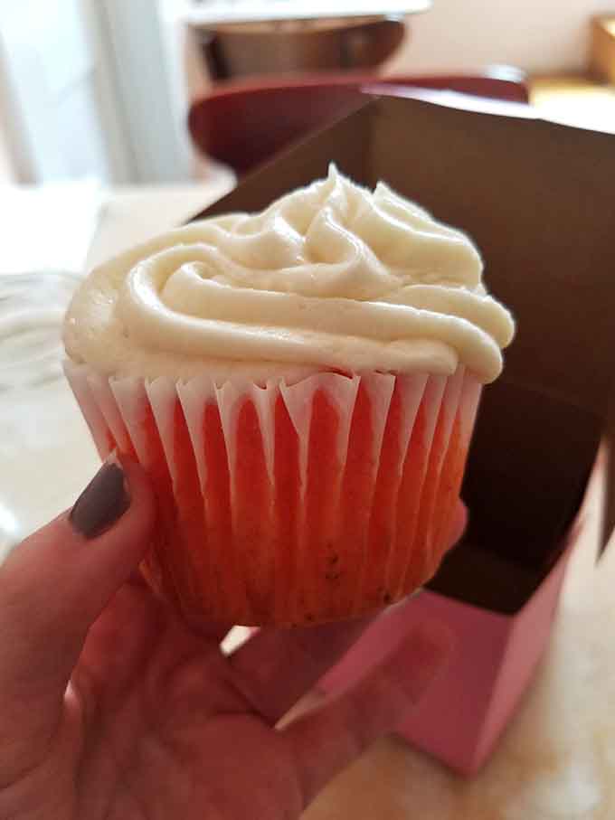 Sometimes a strawberry cupcake is exactly what stands between you and a complete emotional breakdown, and that's okay.