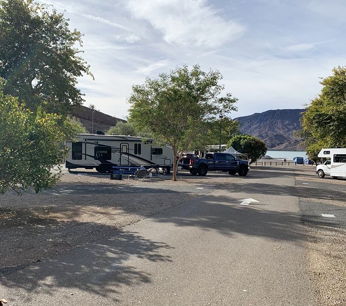 RVs find their happy place at Cattail Cove's campground, where campers wake up to waterfront views that rival coastal destinations.