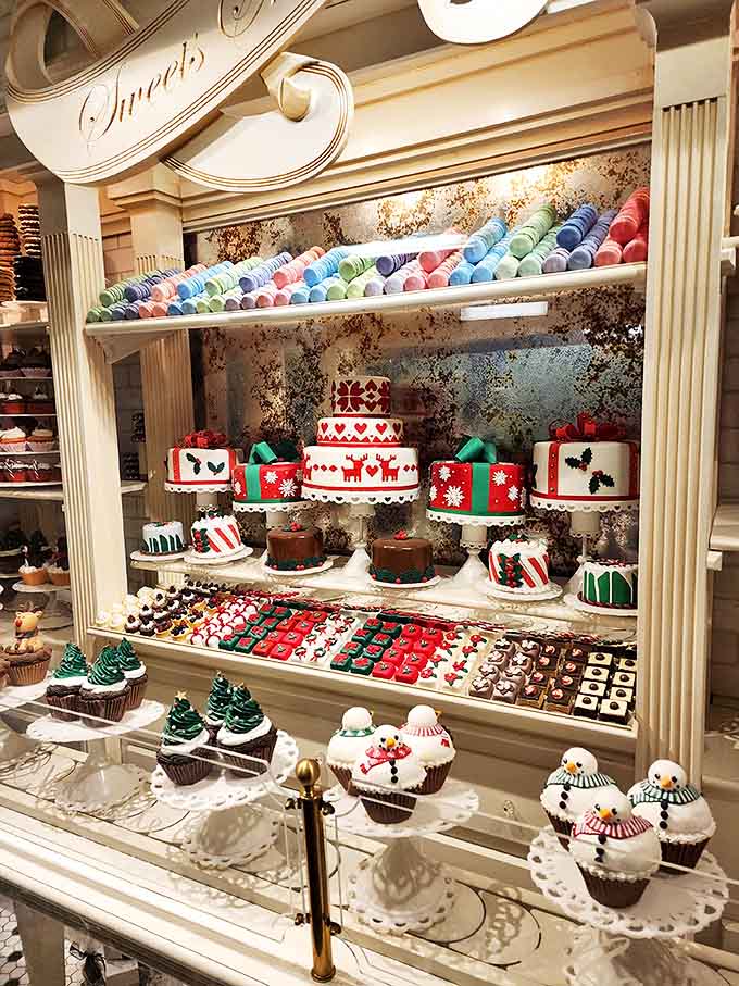 A treasure trove of holiday sweets that would make Willy Wonka weep with joy and your dentist weep for different reasons.