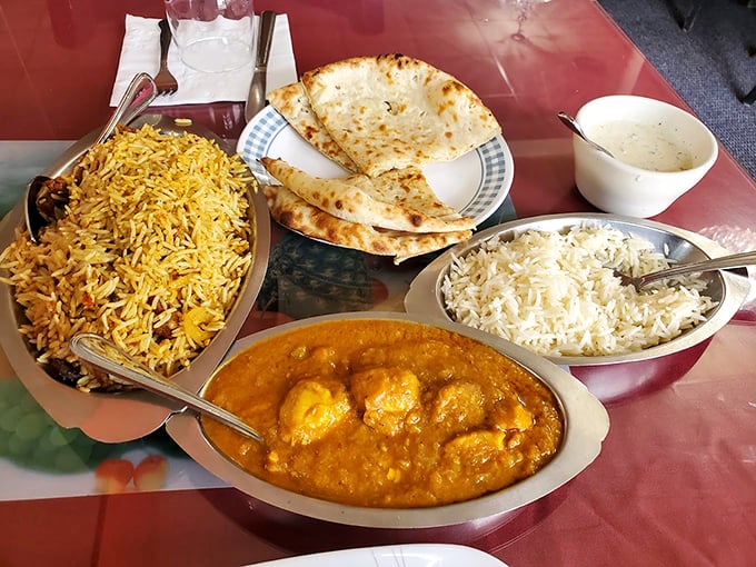 Orange you glad you came? Tandoor's Chicken Tikka Masala is a creamy dream that puts pumpkin spice to shame.