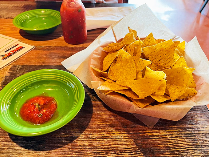 Warm, crispy tortilla chips meet their match with house-made salsa that's fresh enough to wake up your taste buds.