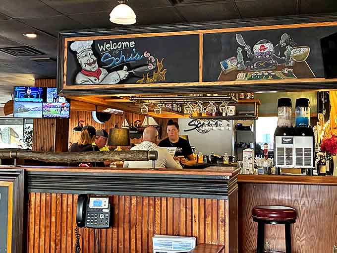 Step right up to flavor central! This counter isn't just for ordering. It's your front-row seat to a mouthwatering show