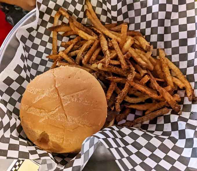 Even the kids' portions are generous here, because good BBQ shouldn't be reserved only for adults with sophisticated palates.