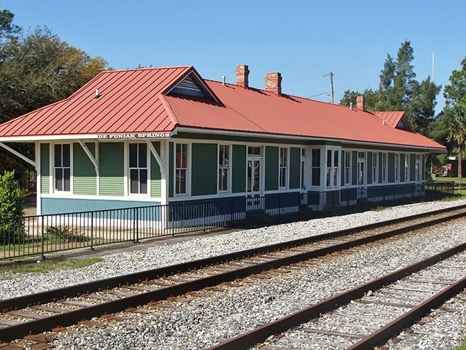 The train station's distinctive red roof has welcomed travelers for generations &ndash; if these walls could talk!