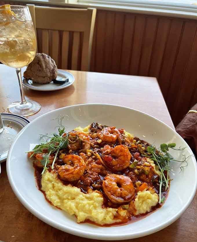Southern comfort meets Maine seafood in this chipotle-glazed masterpiece that'll make you rethink everything you knew about grits.