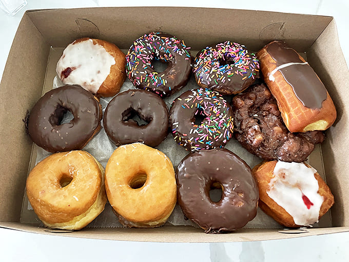 Donuts in a Box: The ultimate Michigan power move &ndash; showing up anywhere with this box instantly makes you the most popular person in the room.